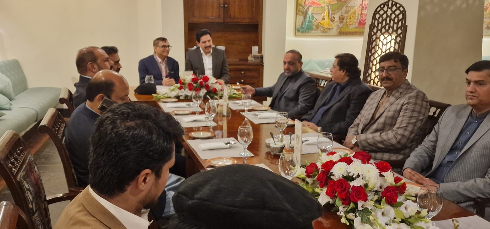 Chief Coordinator Of PML-N Host A Luncheon In Honor Of Well-known ...