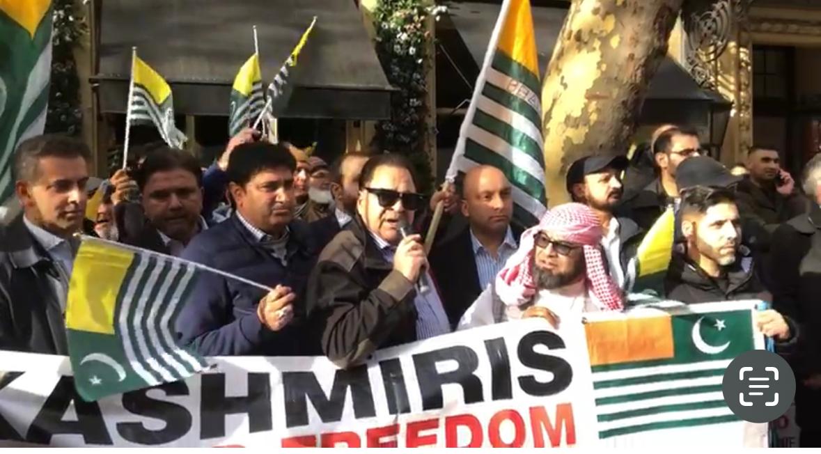 Raja Sikander Khan Arranged Peaceful Protest On Kashmir Solidarity Day ...