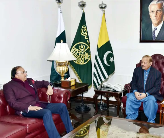 CJ Justice Raja Saeed Akram Calls On President Barrister Sultan Mahmood ...