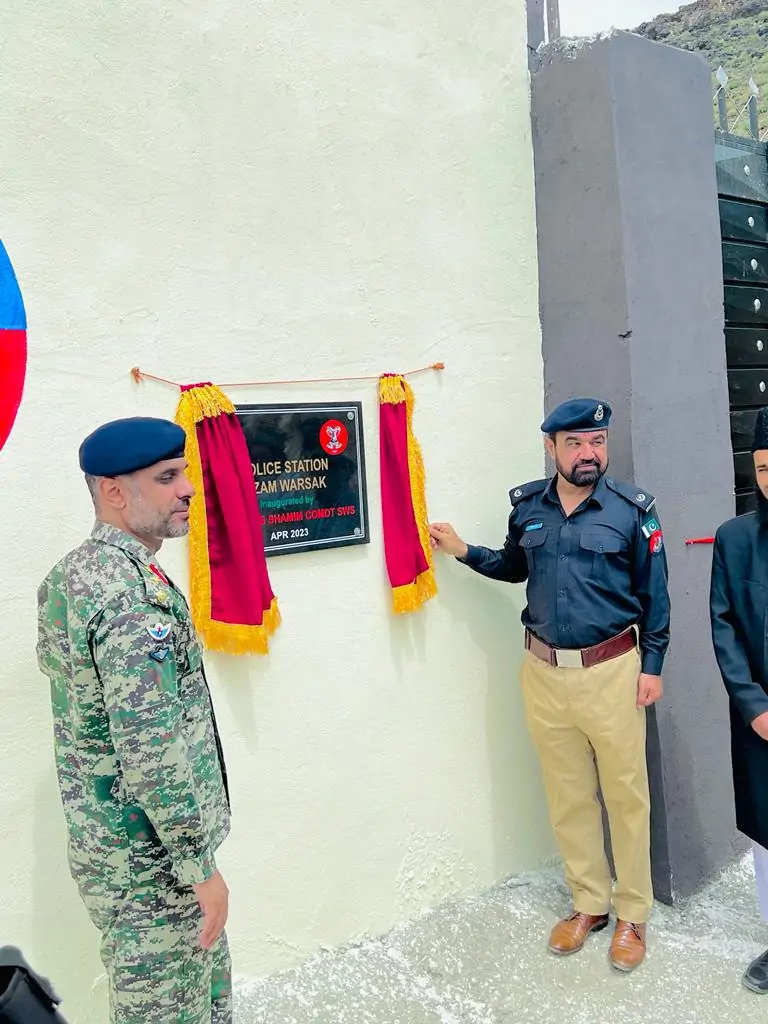 DPO SW & Commandant SWS Inaugurates Newly Constructed PS At Azam Warsak ...