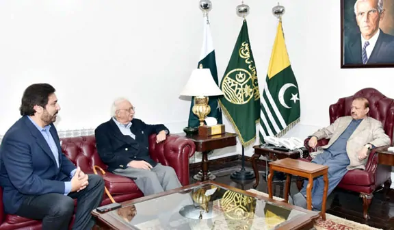 Former President Azad Kashmir Raja Zulqarnain Khan Called On President ...