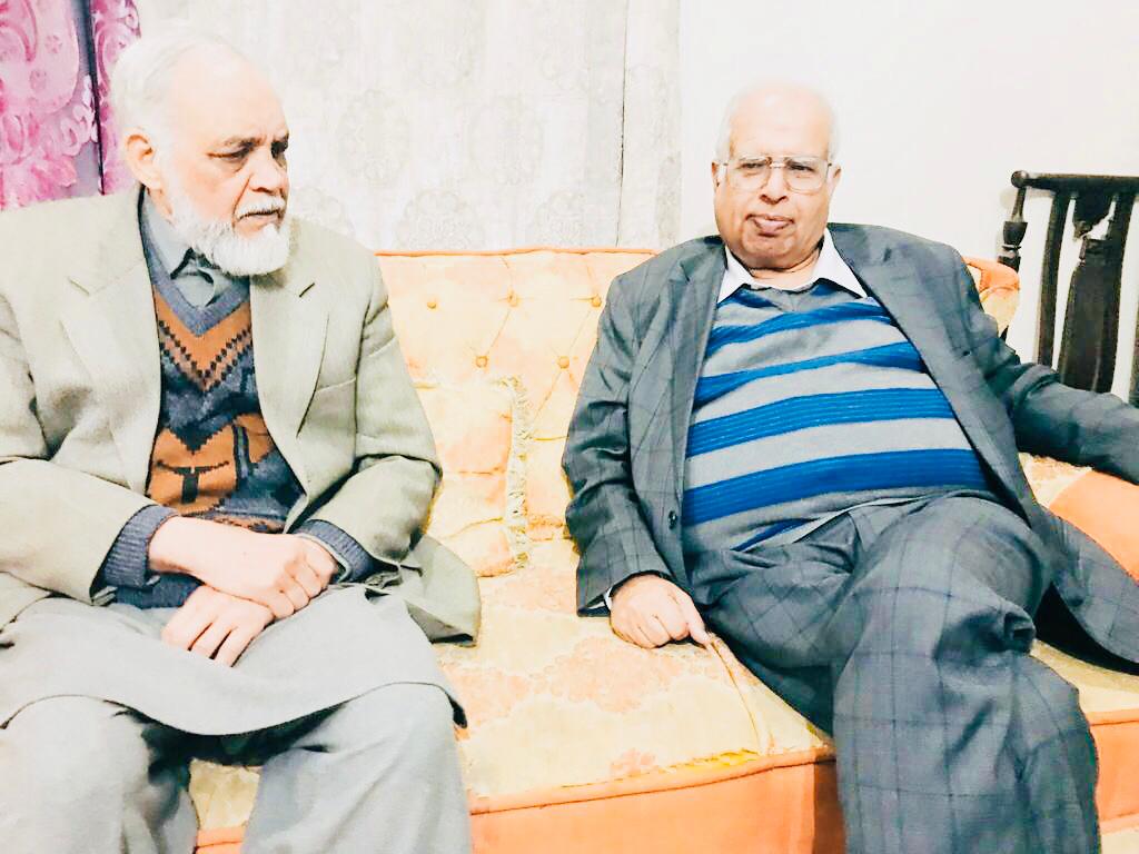 Dr. Khursheed Ahmad Chaudhry Meets President INSPAD Dr. Muhammad Tahir ...