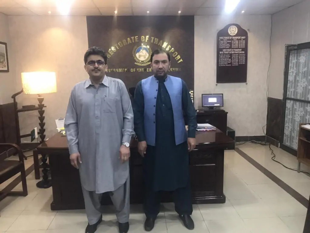 Ikramuddin Visits The KP's Department Of Transport Office. - Daily ...