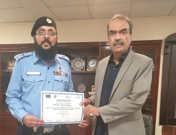 DG NPB Dr. Ehsan Sadiq Appreciates Muhammad Shakeel For His Excellent ...