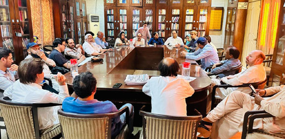 RABJA Monthly Meeting Holds At NPC With President Sardar Shahid In ...