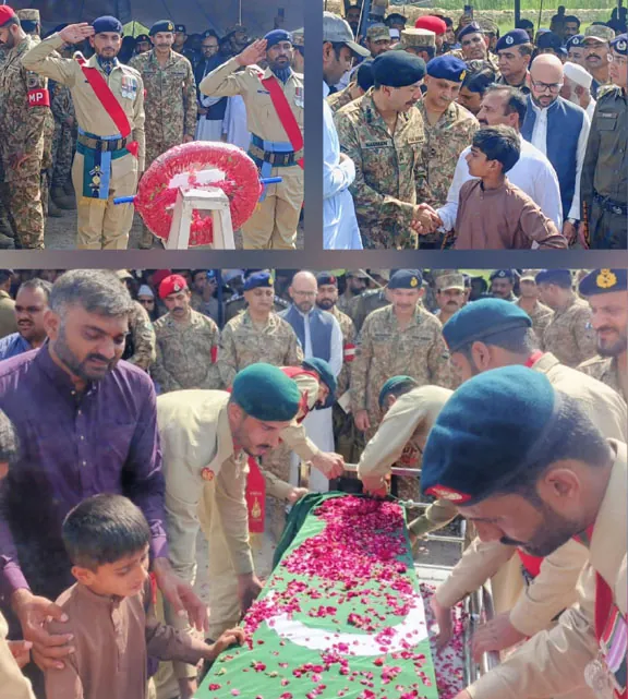 DC Jhelum Attends Funeral Of Martyred Soldier Muhammad Tayyab, Pays ...