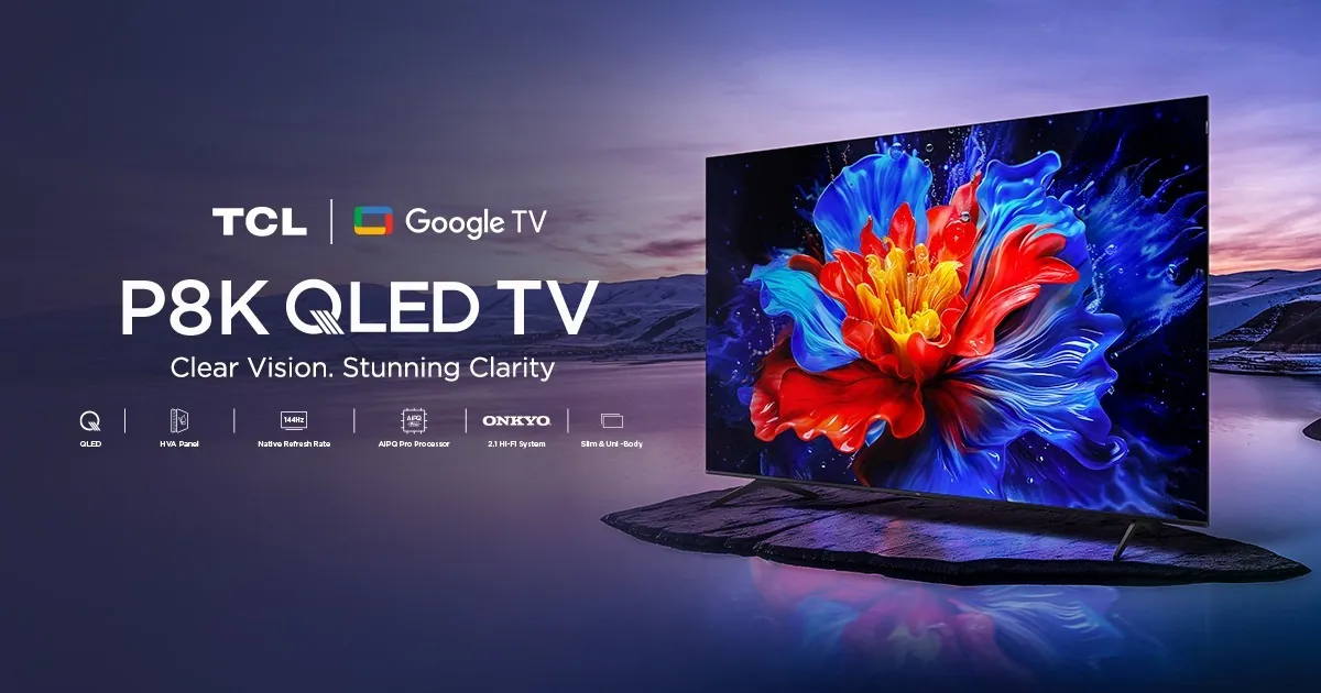 TCL Launches Affordable Flagship P8K QLED TV In Pakistan, Combining ...