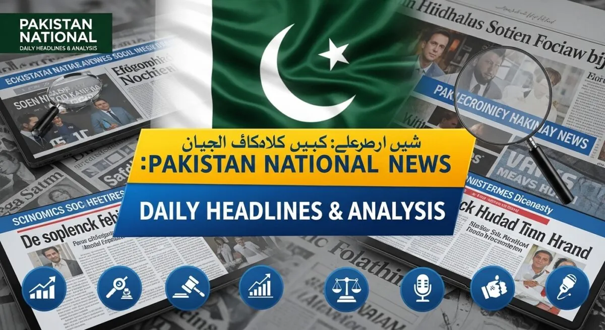 Pakistan National News Daily Headlines & Analysis