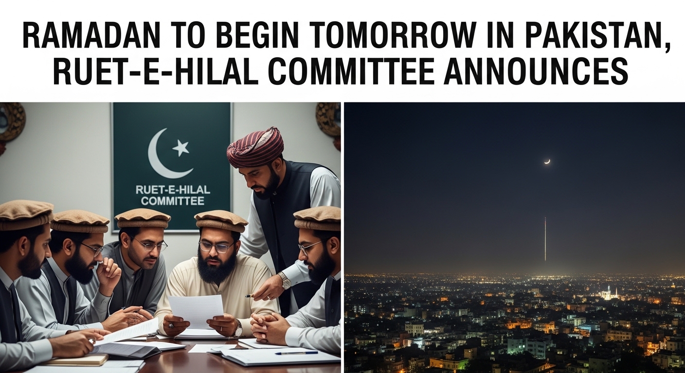 Ramadan To Begin Tomorrow In Pakistan Ruet-e-Hilal Committee Announces